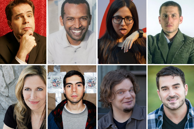 At the Lab: Dana Gould, Laurie Kilmartin, Ismo, Thomas Dale, Esther ...