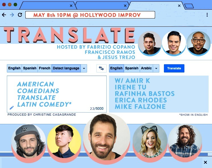 TRANSLATE with Fabrizio Copano, Francisco Ramos ft. Tom, Amir K, Irene ...