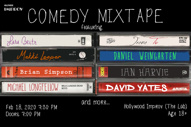 Comedy Mixtape! Lara Beitz, Daniel Weingarten, Irene Tu, Mekki Leeper ...