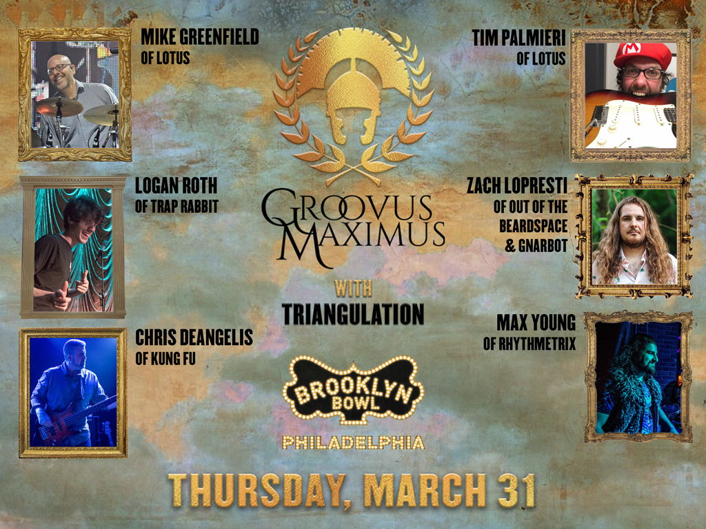 Groovus Maximus ft. Mike Greenfield (Lotus), Tim Palmieri (Lotus ...