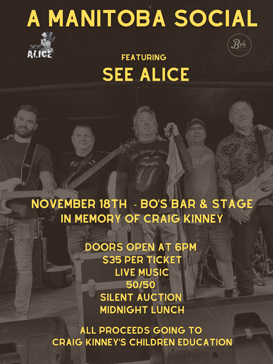 A Manitoba Social Fundraiser – Bo's Bar and Stage