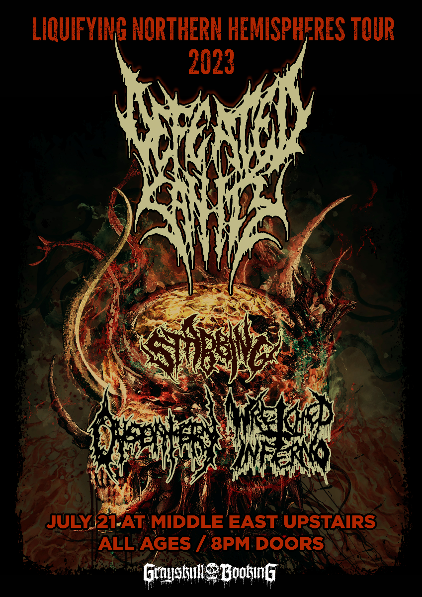 Defeated Sanity, Stabbing, Dysentery, Wretched Inferno | The Middle ...
