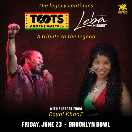 Toots and the Maytals ft. Leba Hibbert | Brooklyn Bowl
