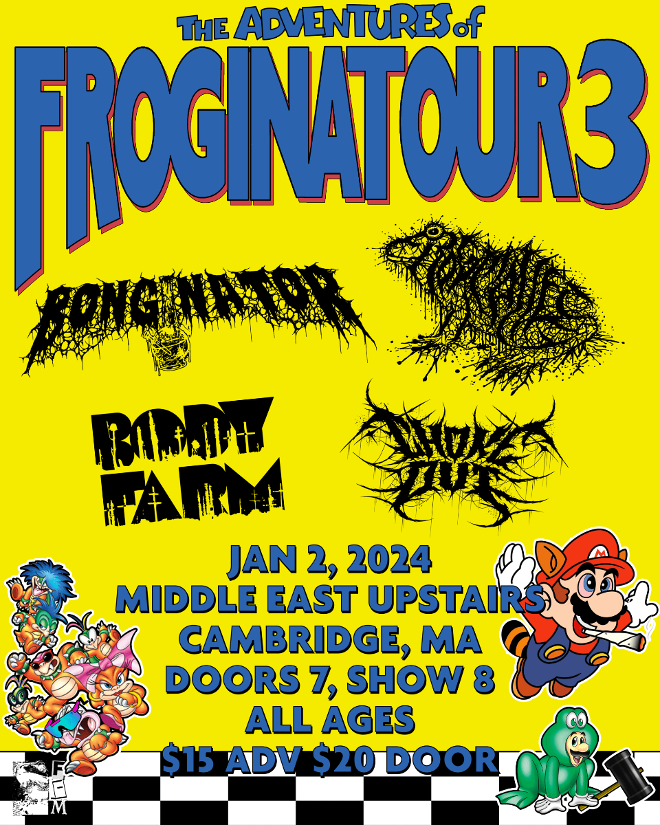 Bonginator, Frog Mallet, Body Farm | The Middle East Restaurant and ...