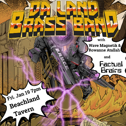 DaLand Brass Band, Wave Magnetick & Rowanne Atallah, Factual Brains