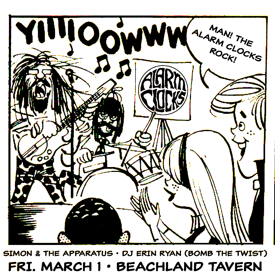 The Alarm Clocks, Simon & the Apparatus, DJ Erin Ryan (WCSB's Bomb The ...