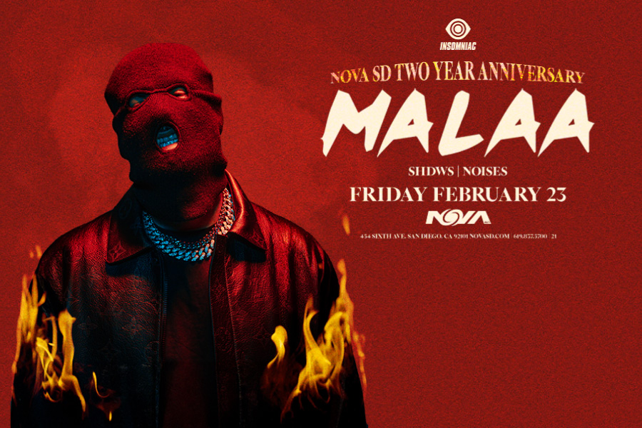 Malaa | San Diego Concert Calendar | EDM Show 2024-Feb 23 | NOVA SD