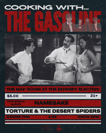 Tickets for The Gasoline | TicketWeb - Map Room at Bowery Electric in ...