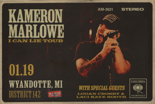 KAMERON MARLOWE: I Can Lie Tour wsg Logan Crosby & Laci Kaye Booth ...