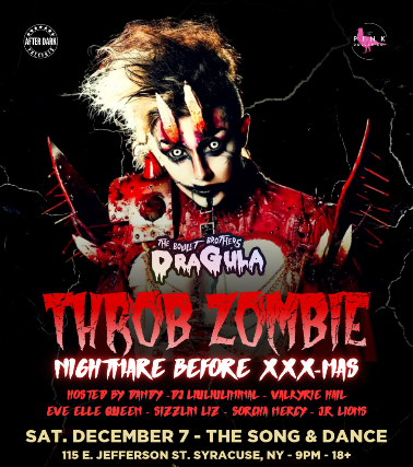 Nightmare Before XXX-Mas with Throb Zombie Tickets | Syracuse, NY | Dec ...