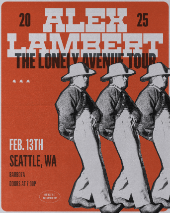 Alex Lambert Tickets | Seattle, WA | Feb. 13, 2025 - Week&