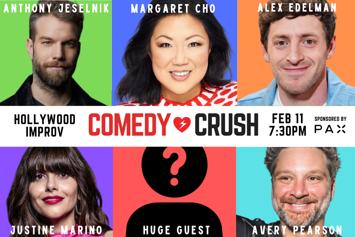 Comedy Crush ft. Margaret Cho, Alex Edelman, Avery Pearson, Justine ...